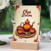 Tea Chai Station 003 | Mehndi Decor | Dholki Party Decor | Food Table ...