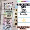 Classroom ELA Alphabet, Checkered Out Classroom Decor, Classroom ...