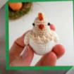 Plush Amigurumi Chicken Crochet Toy Pattern PDF, Stuffed Plush Easy ...