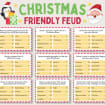 Christmas Friendly Feud, Holiday Family Feud Game, Christmas Trivia ...