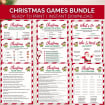 Printable Christmas Games Bundle, 20 Christmas Party Games, Christmas ...