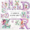 Fairies Alphabet Clipart, Fairy Alphabet Graphics, Fairy Tale Letters ...