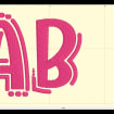 Lines and Dots Combo Embroidery Font, 5 Sizes 7 Formats + 5 Native BX ...