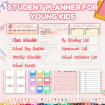 Student Planner for Young Kids, Student Notebook Binder, Reading List ...