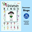 Snowman Bingo, 30 Printable Bingo Cards; a Festive Kids Winter Game for ...