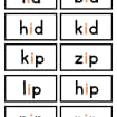 CVC Words! Flashcards! Consonant Vowel Consonant! Printable ...