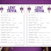 Lent Trivia Game, Kids Lentent Quiz, Lent Trivia for Adults, Lenten ...
