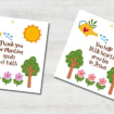 Christian Teacher Appreciation Gift Tags, Printable Thank You Cards ...