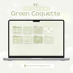 Green Coquette Folder Icons | Desktop Organizer, Mac & Windows (digital ...