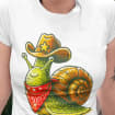 Cowboy Snail PNG Clipart – Cute Western Snail With Hat & Bandana ...