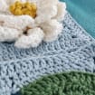 Crochet Granny Square Water Lily & Lily Pad Pattern - Step by Step ...