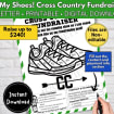 Cross Country Fundraiser, Color My Shoe, Fundraiser Flyer, Team ...