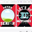 Editable Cross Country Poster, Senior Fan, Cross Country Gift, Senior ...