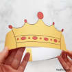King Crown, Paper Hat for Kids, Instant Download Paper Crown, Digital ...