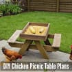 DIY Chicken Picnic Table Plans: Build Two Sizes (digital Download) - Etsy