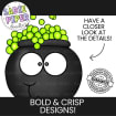 Cauldron Faces Clipart, Witch Clipart, Potion Clipart, Halloween ...