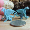 Blue Dragon MINIATURES Tiny Figures Figurines Dollhouse Diorama ...