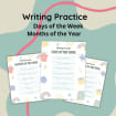 Trace Days of the Week Printable Worksheet Days Name Tracing Activity ...