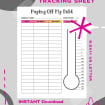 Debt Payoff Tracker | Printable Goal Tracker | Planner Pages | Debt ...