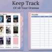 Digital Asian Drama Journal | Drama Review Notebook for Goodnotes ...