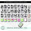 Mahjong Tile Letters PNG | Mahjong Alphabet | Chinese-inspired Letter ...