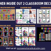 Inside Out Classroom Rules Posters: Back to School Bulletin Board Decor ...