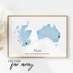 Long Distance Family Gift, Long Distance London to Australia, Long ...