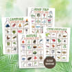 Nature Scavenger Hunt Bundle Printable Scavenger Hunt for Kids Camping ...