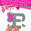 Letter E Craft Patterns | Elephant Craft | Alphabet Crafts | Uppercase ...