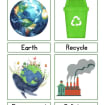 Earth Day Montessori 3 Part Cards,earth Day Flashcards,ecology Cards ...
