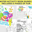 Easter Activity Bundle Printable | Easter Egg Bunny Activity Sheet ...