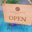 Personalised Wooden Open and Closed Sign for Business - Eco-friendly 2 ...