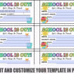 Editable Printable Kids Summer Contact Card, End of School Cards for ...