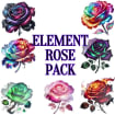 Element Rose Pack, Digital Download, PNG - Etsy