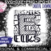 Elks SVG, Elks Football Mom Svg, Typography Svg, Elks Football Svg ...