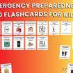 Emergency Preparedness Flashcards for Kids, Safety Skills Learning ...