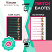 Twitch Pancake Emotes Set, 10 Cute Chibi Pancake Emotes Pack for ...