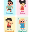 28 Emotions Flashcards, Printable Feelings Flash Cards, Children ...