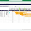 Excel Gantt Chart | Dynamic Scroll Bar and Formatting | Weekends and ...