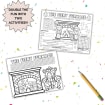 Fiery Furnace Activity Placemat, Story of Shadrach, Meshach Abednego ...