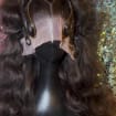 Dark Brown Curly Rhinestone Wig for Drag Queens - Etsy