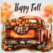 Fall Harvest Truck Clipart Bundle - 30 Farm Pickups With Pumpkins ...
