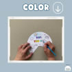 Father’s Day Spinner Craft for Kids | Printable Coloring Wheel Gift for ...