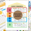 Feelings Thermometer Coping Skills, Kids Teens Therapy Worksheets ...