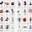 Spooky Halloween Vocabulary Flash Cards, 32 Editable Montessori Cards ...