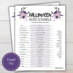 Spooky Halloween Word Scramble | Printable Halloween Party Games ...