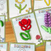 Flower Playdough Mats, Fine Motor Skills Activity (printable PDF) - Etsy