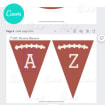 Editable Football Pennant Banner Printable | DIY Game Time Bunting ...