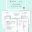 Foster Home Licensing Preparation BUNDLE / Checklists / Budgets / and ...