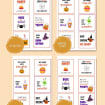 Halloween Lunch Box Notes Printable, Kids Lunch Notes, School Lunchbox ...